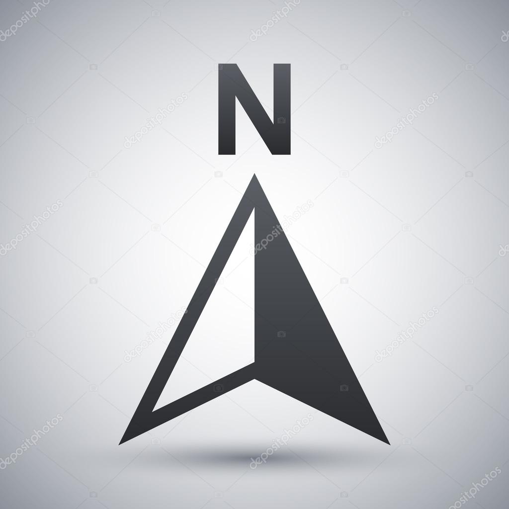 Icon Compass North North Direction Compass Icon — Stock Vector © Realvector 92529270