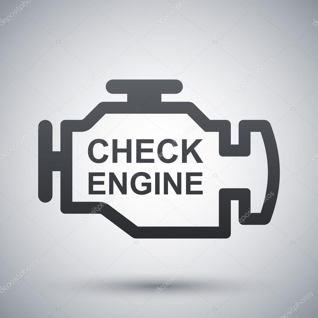 Check engine icon. vector illustration premium vector in Adobe ... Check engine icon. vector illustration premium vector in Adobe ...