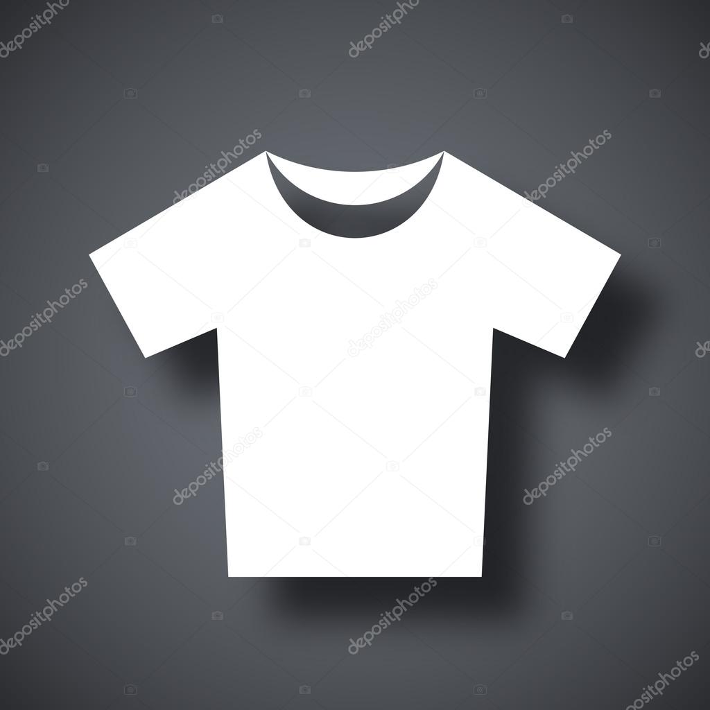 White T-shirt icon Stock Vector by ©RealVector 97487320