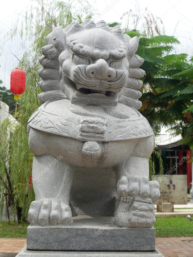 Chinese lion — Stock Photo © luknaja #53589335