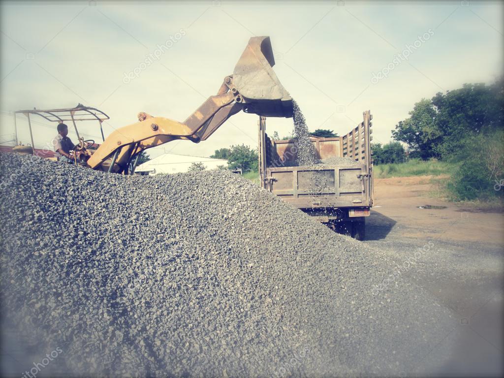 Truck backhoe — Stock Photo © luknaja #56448719