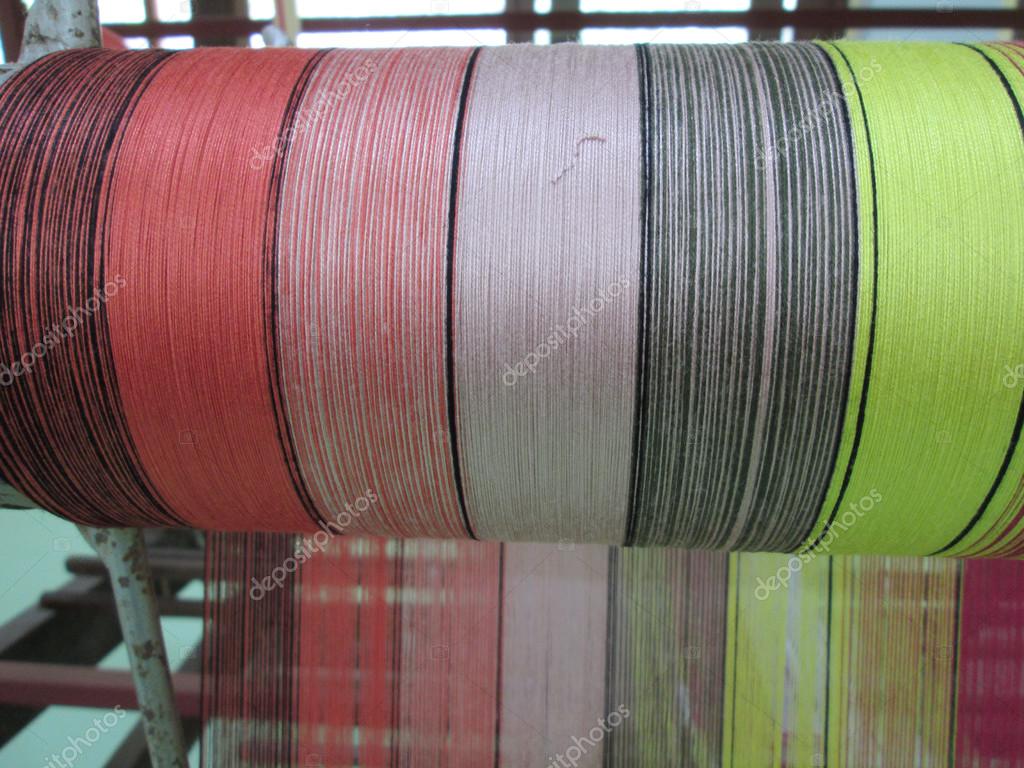 Weaving thread for the textile industry — Stock Photo © luknaja #60953169