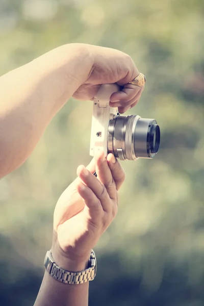 using a camera - Stock Image - Everypixel