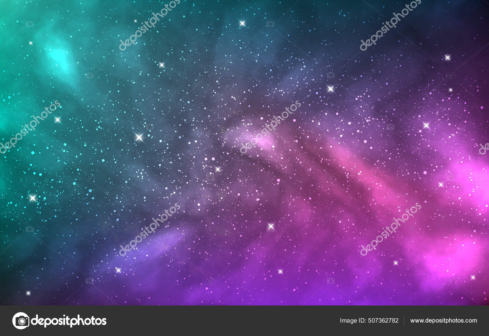 Cosmos texture. Colorful galaxy with bright stars. Space background ...
