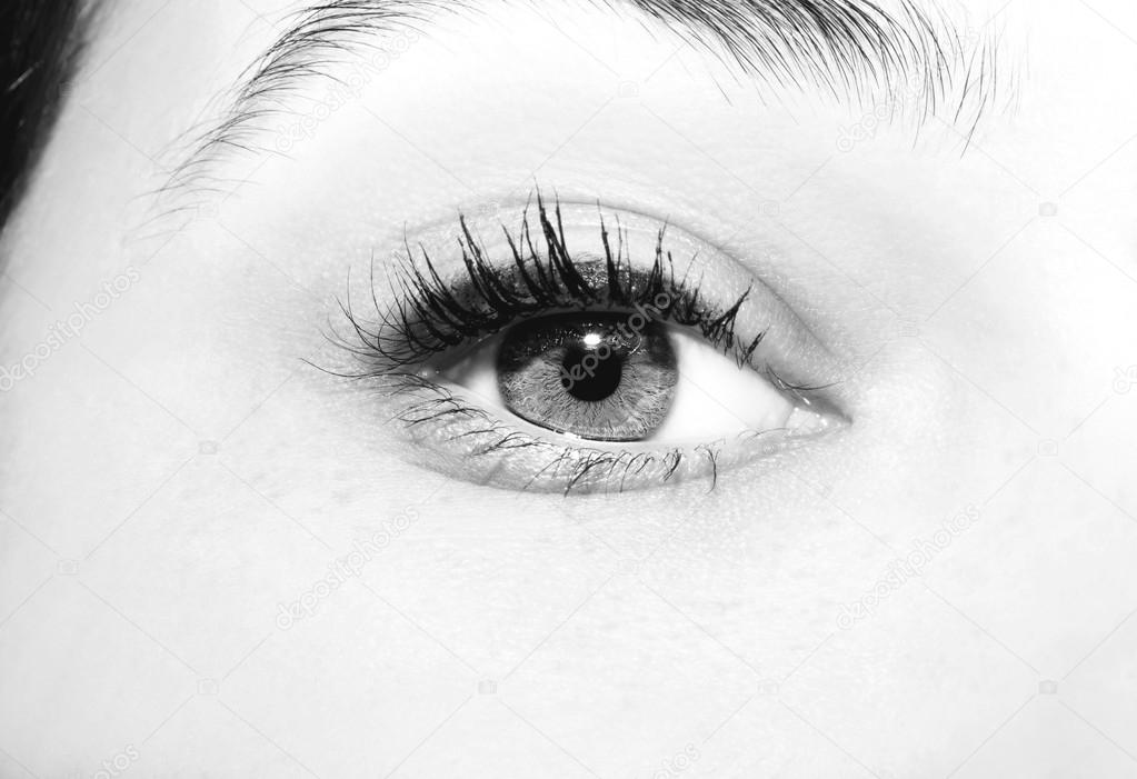 Beautiful insightful look eyes — Stock Photo © Viculia #110041184