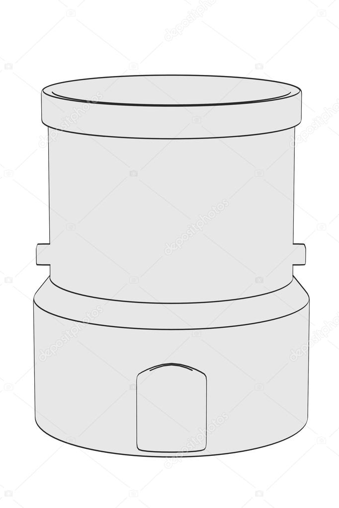 2d cartoon illustration of distillation aparatus — Stock Photo ...