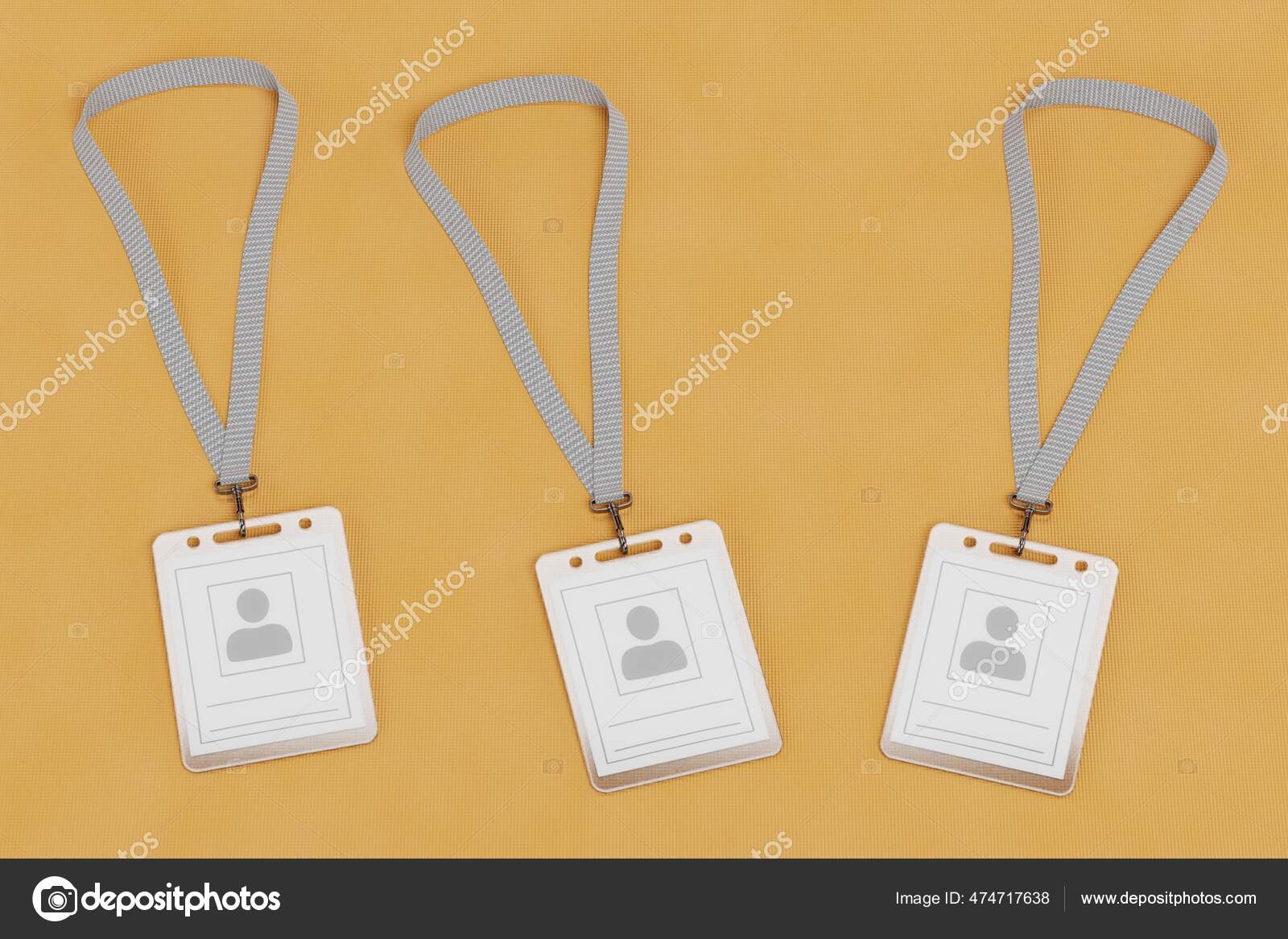 Realistic Render Name Badges — Stock Photo © 3drenderings #474717638