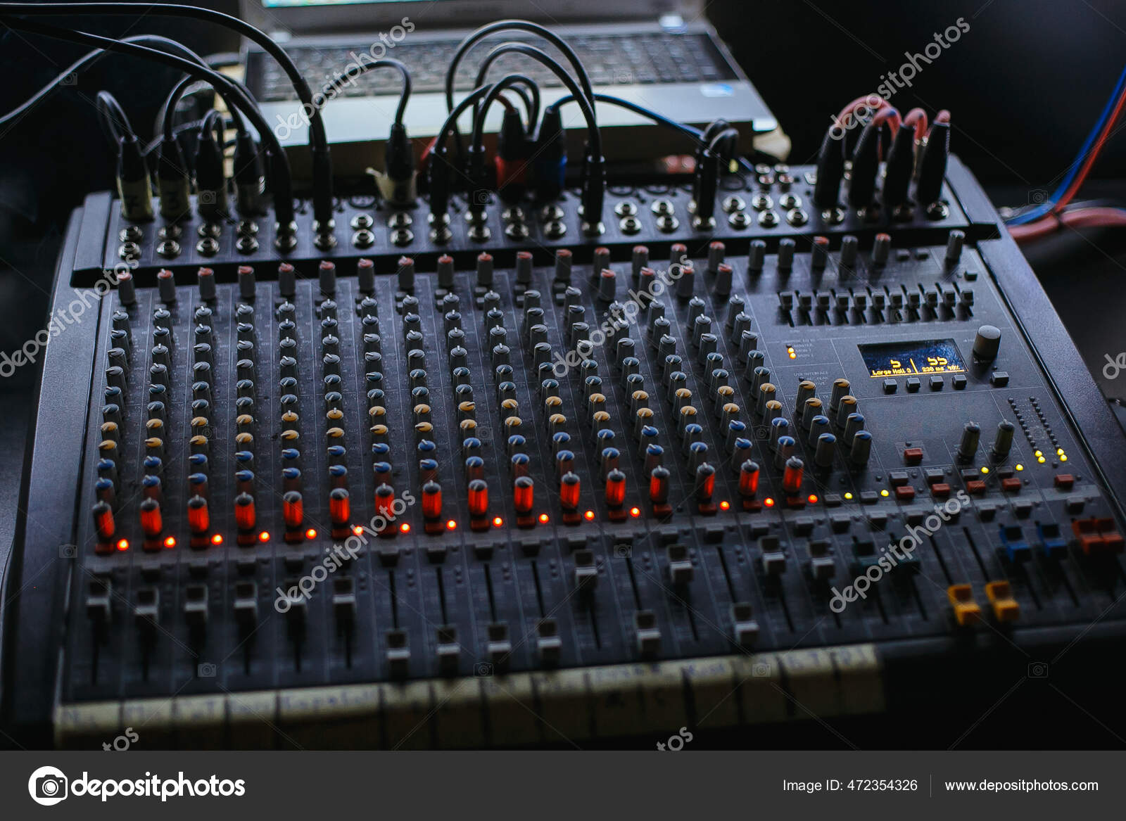 Professional Audio Studio Sound Mixer Console Board Panel Recording ...