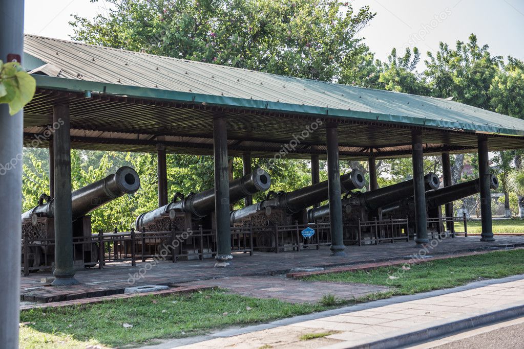 Flag Post Canons Stock Photo by ©eugenef 102272950