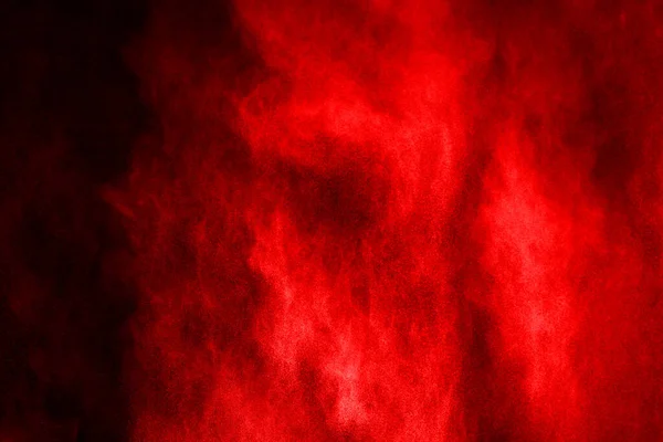 abstract red powder explosion on black background.abstract red powder ...