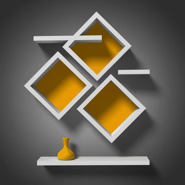 Modern creative shelves template for your design — Stock Photo ...