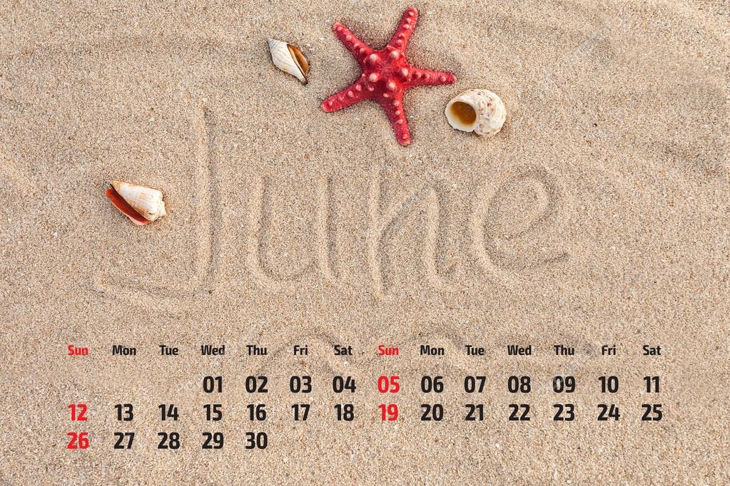 June Beach Background