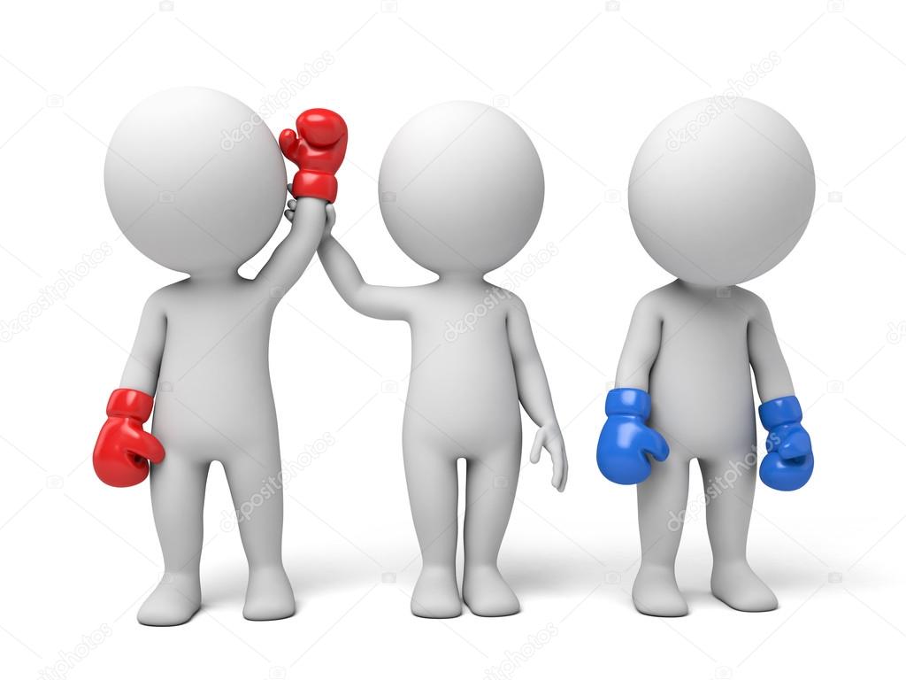 Beat winner boxing — Stock Photo © bluecups #86587274