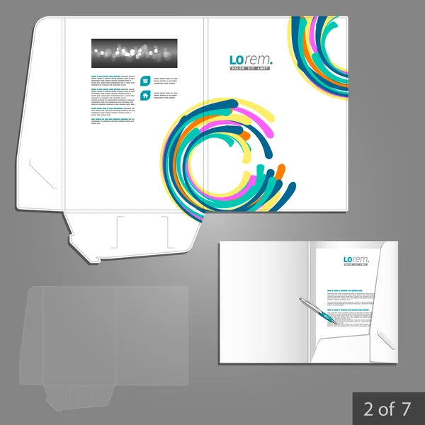 Folder template design Stock Vector Image by ©Kenterville #73912611