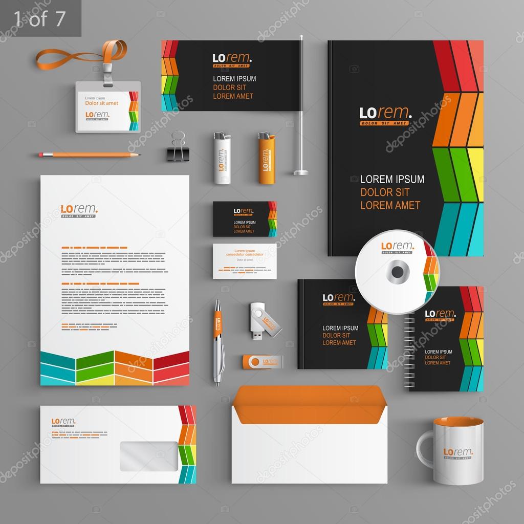 Stationery template design Stock Vector Image by ©Kenterville #73921619