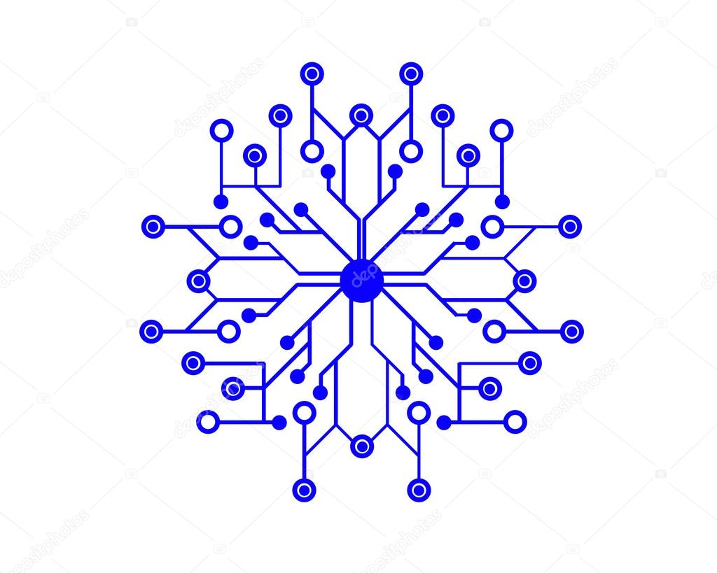 Futuristic Network Logo Icon Stock Vector Image by ©gagu #109603050