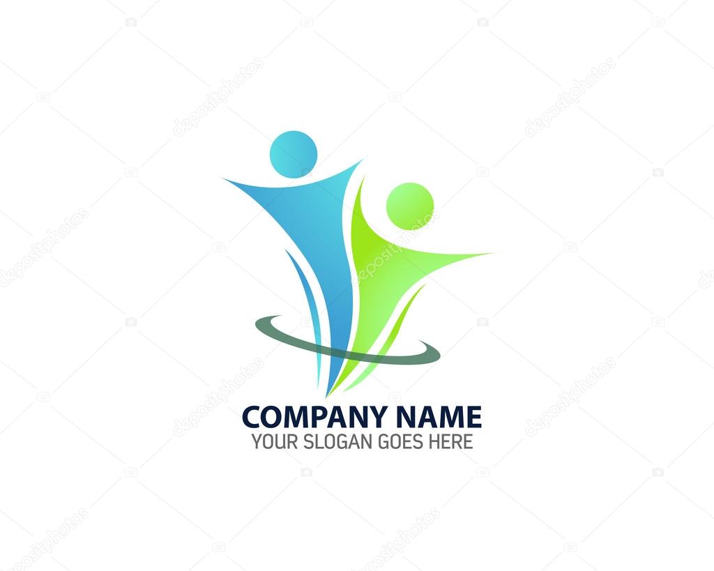 Abstract Partnership Logo Icon Vector Stock Vector Image by ©gagu ...
