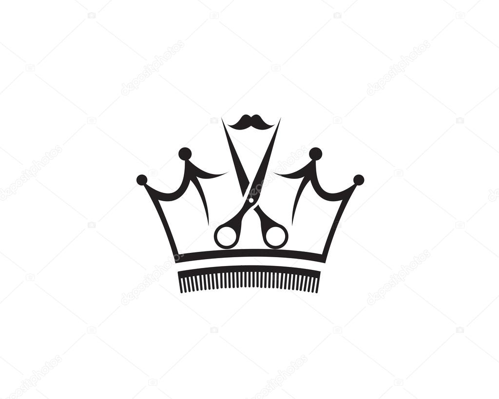 Scissors And Comb Logo Premium Vector | This Luxurious And Elegant