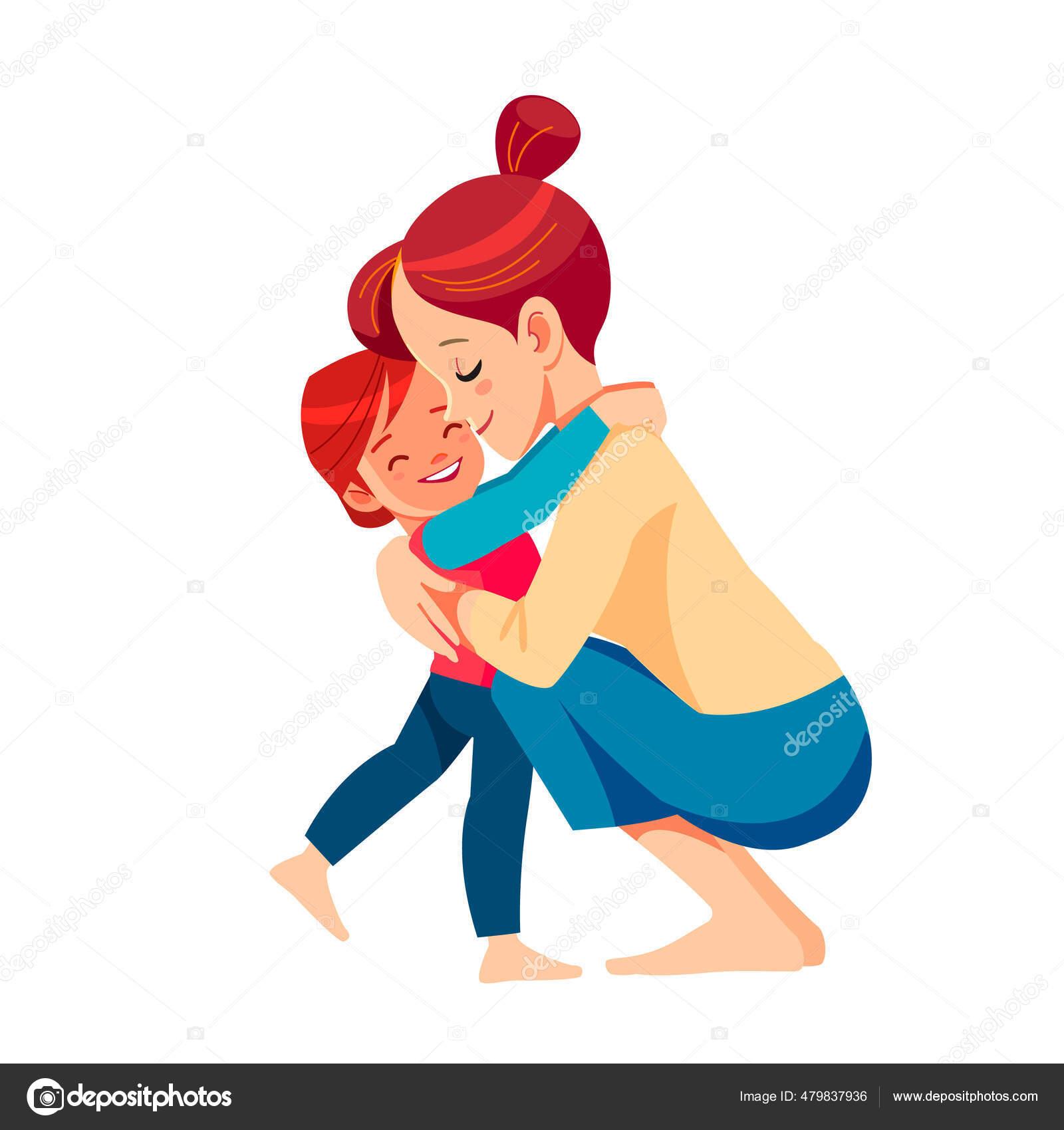 Madre e hijo. Mamá abrazando a su hijo con mucho amor y ternura. Día de las madres, concepto de ...