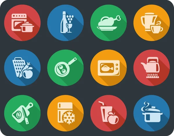 Kitchen and cooking buttons Stock Vector Image by ©olegbabich #49730491