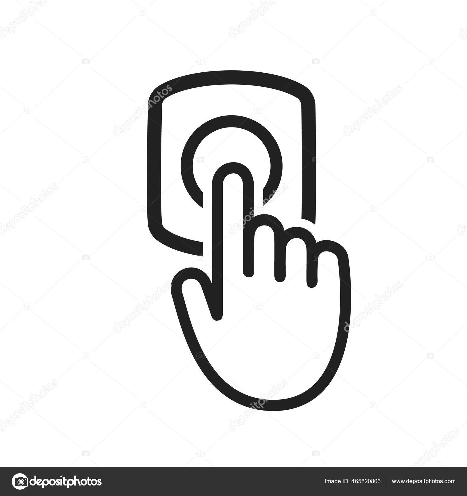 Beyaz arkaplanda izole edilmiş kapı çanı simgesi düz tasarım ana ...