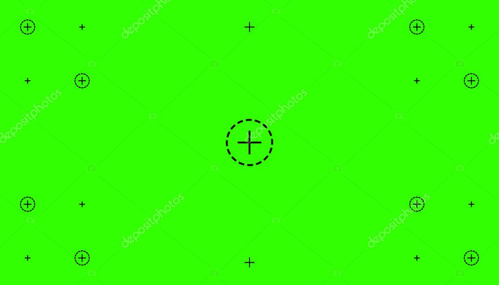 Color verde croma clave pantalla de fondo estilo plano diseño vector ...