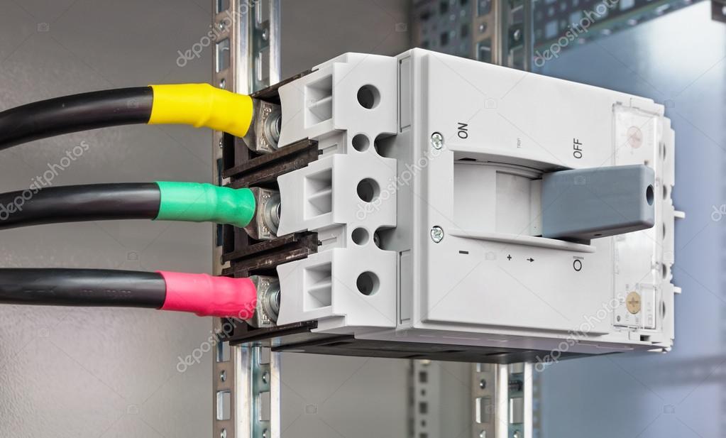 Powerful block electrical circuit breaker Stock Photo by ©Nordroden ...