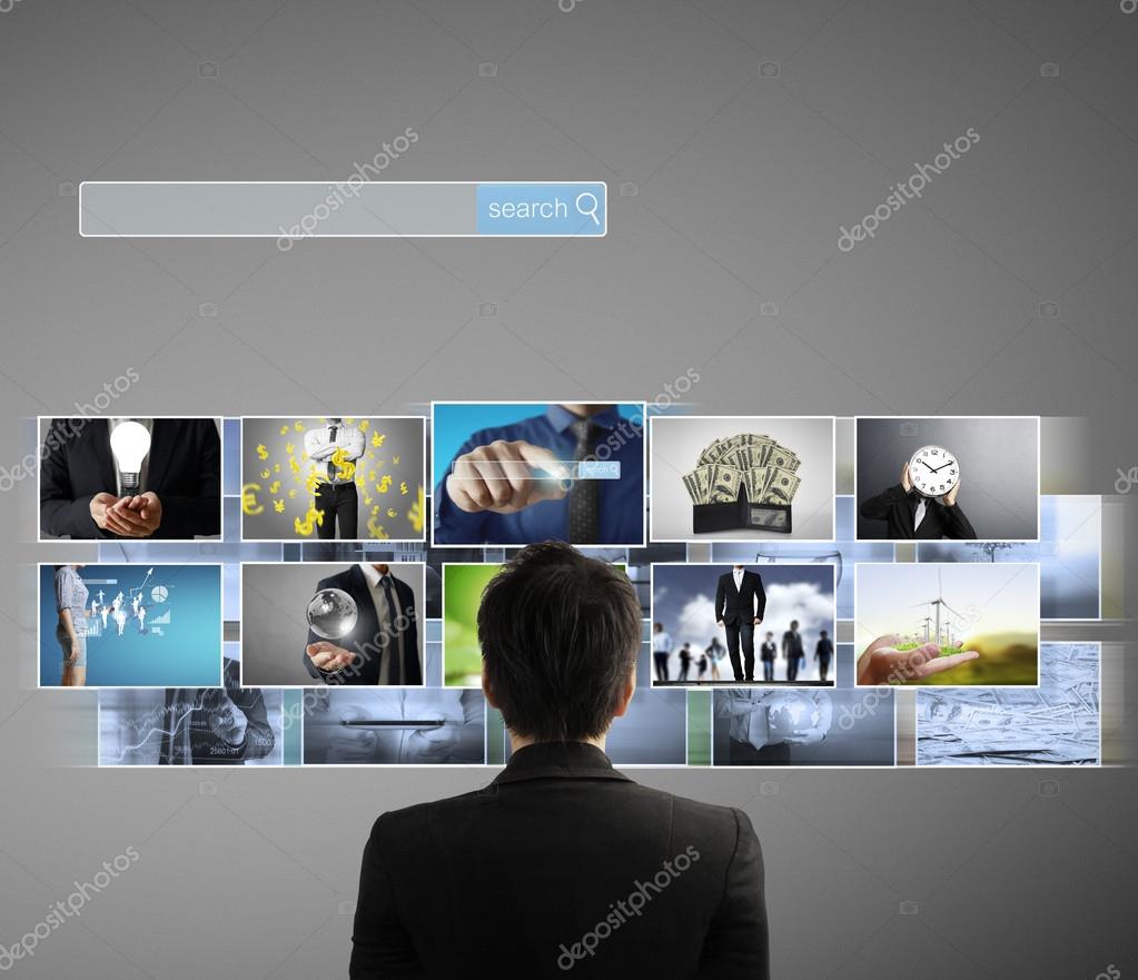 Reaching images streaming — Stock Photo © violetkaipa #103203070