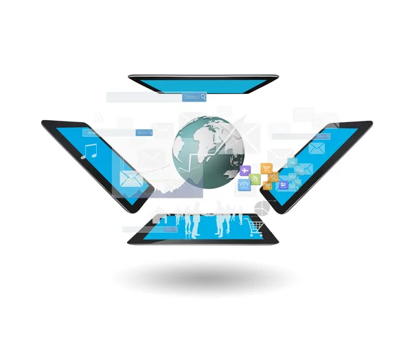 Magic Technology with social network structure Stock Photo by ...