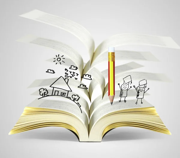 Open magic book Stock Photo by ©violetkaipa 75871971