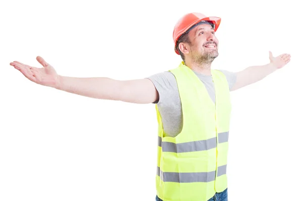 Happy construction worker Stock Photos, Royalty Free Happy construction ...