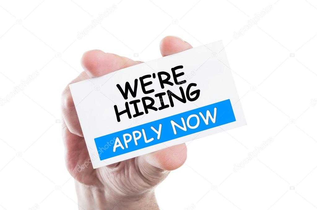 We are hiring apply now Stock Photo by ©catalin205 68960135