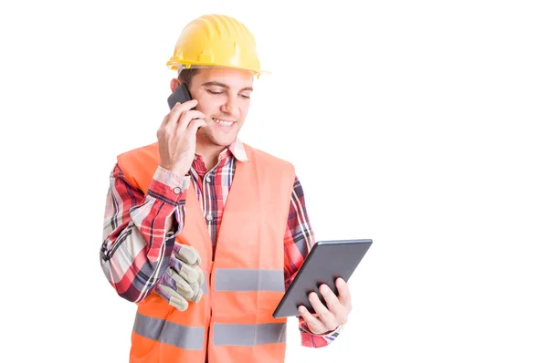 Modern constructor using smartphone Stock Photos, Royalty Free Modern ...