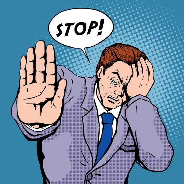 Stop pop art Vector Art Stock Images | Depositphotos