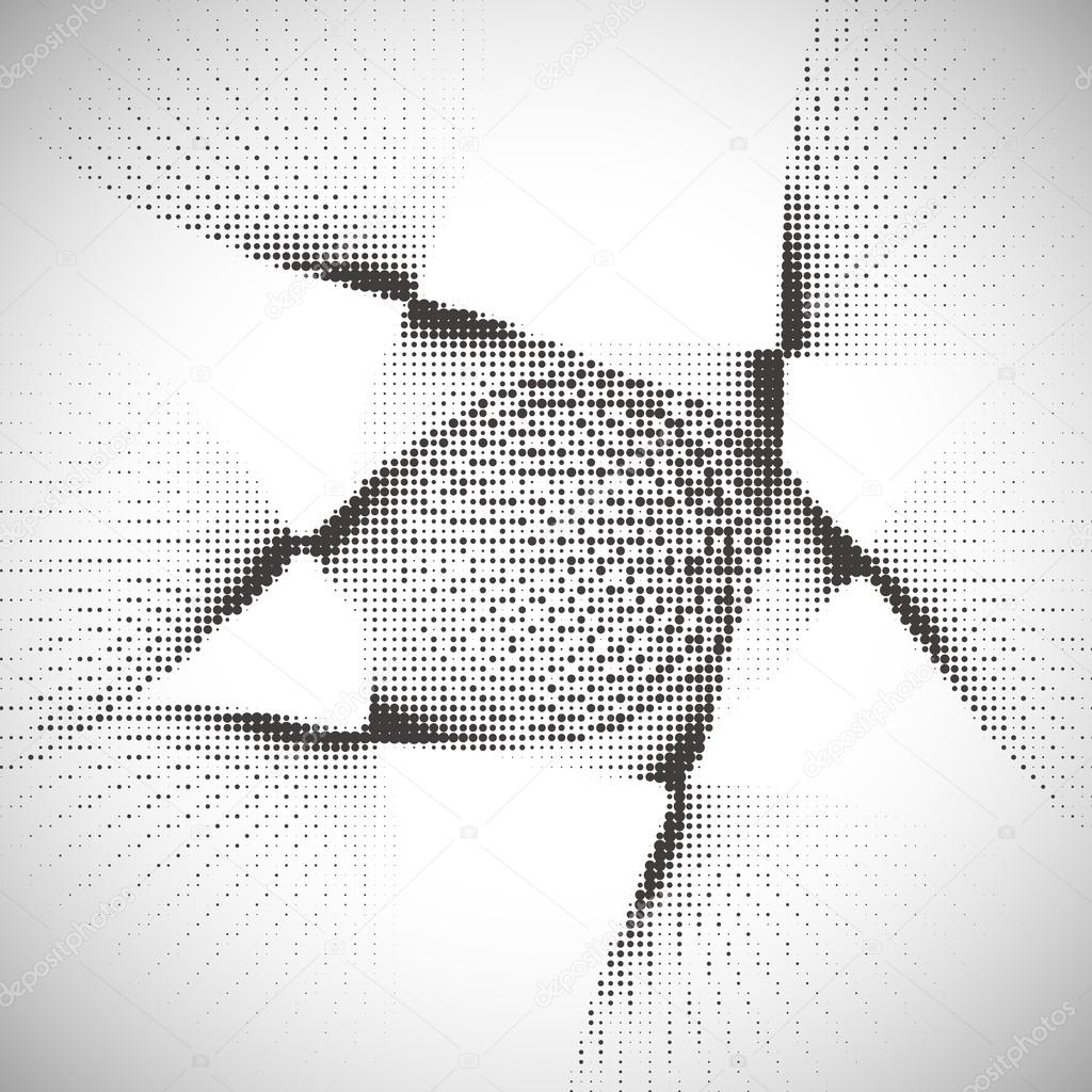 Geometric dotted background Stock Vector Image by ©kchungtw #110976210