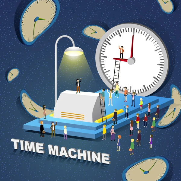 Time machine invention Vector Art Stock Images | Depositphotos