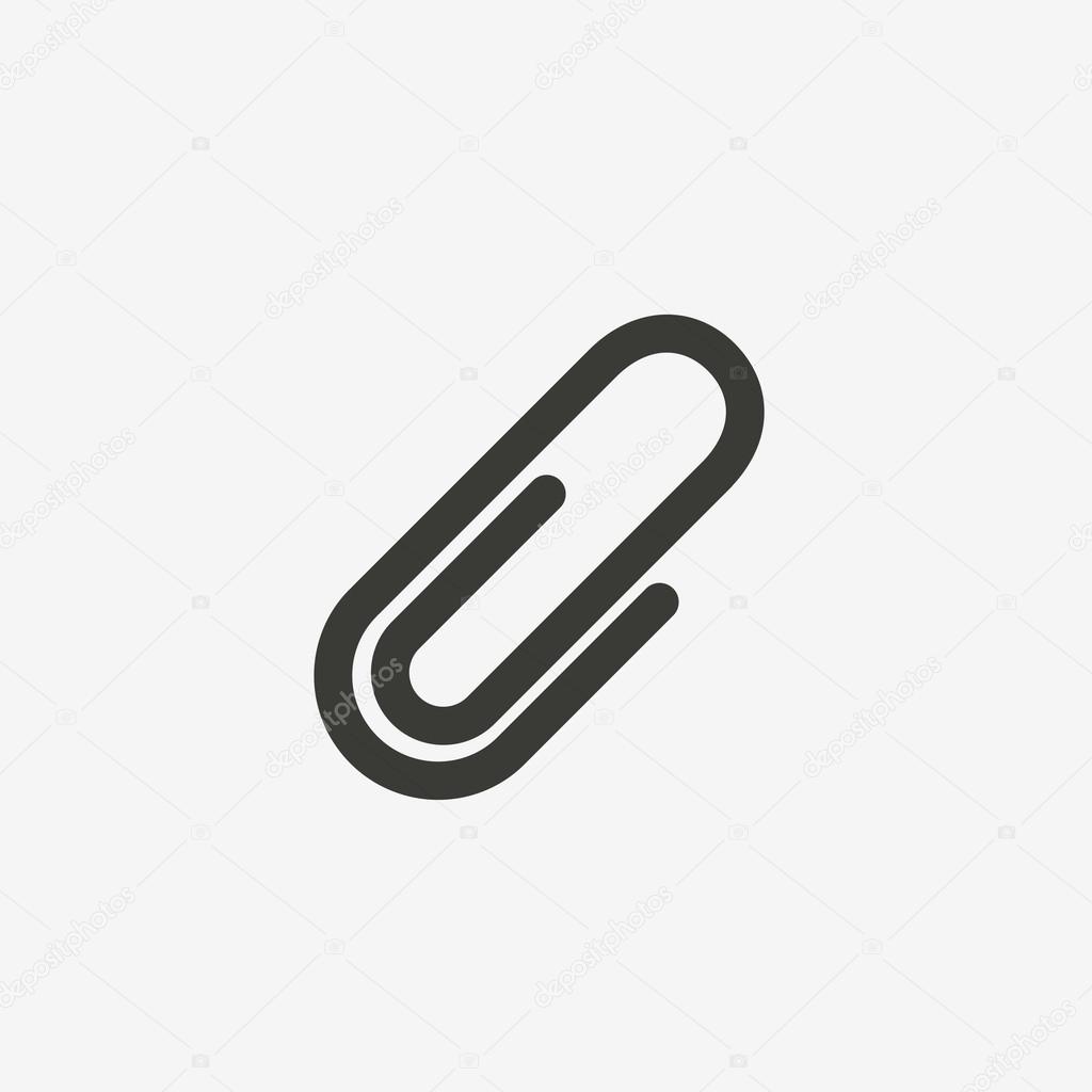 Clip outline icon Stock Vector Image by ©kchungtw #118879712