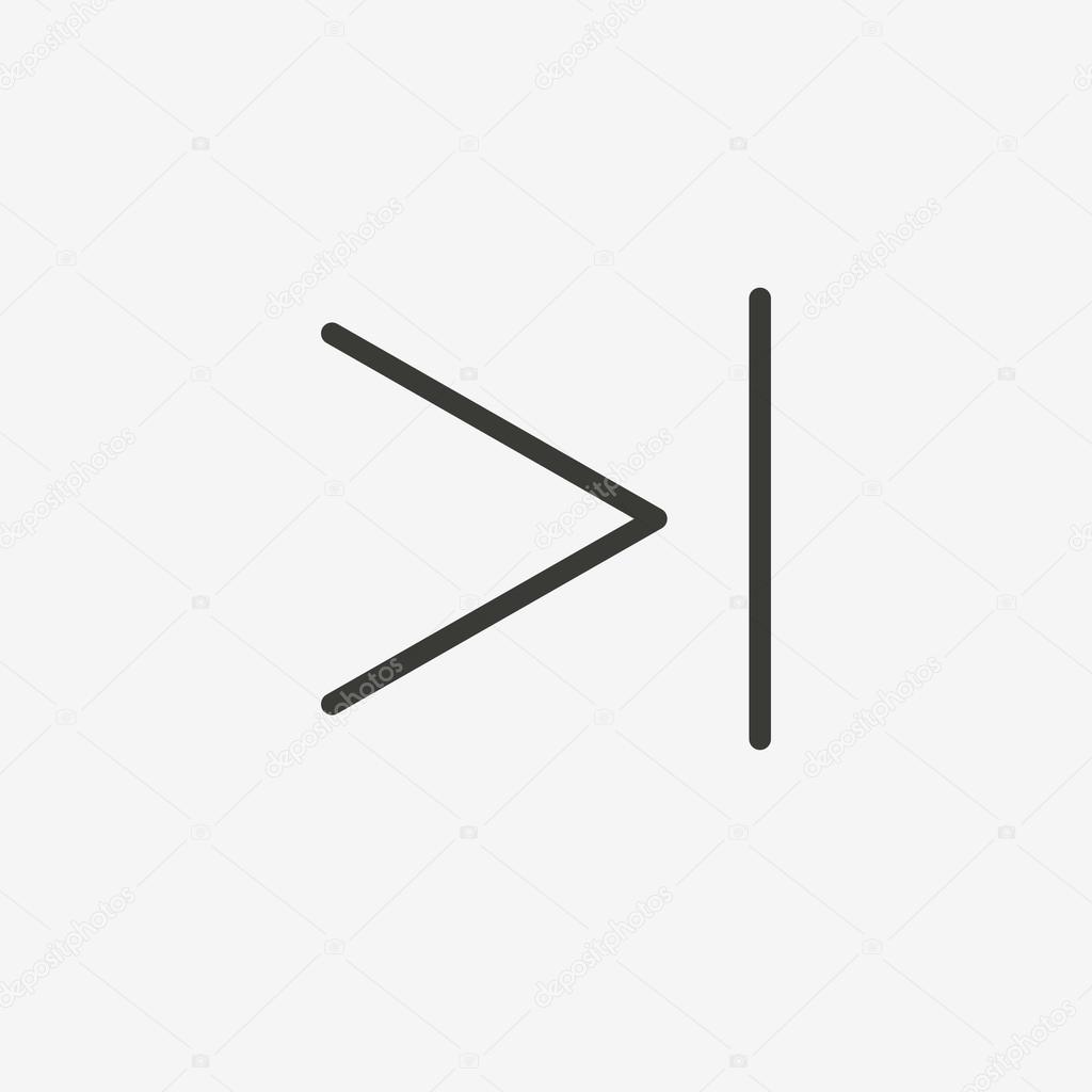 Play arrow icon Stock Vector by ©kchungtw 120047676