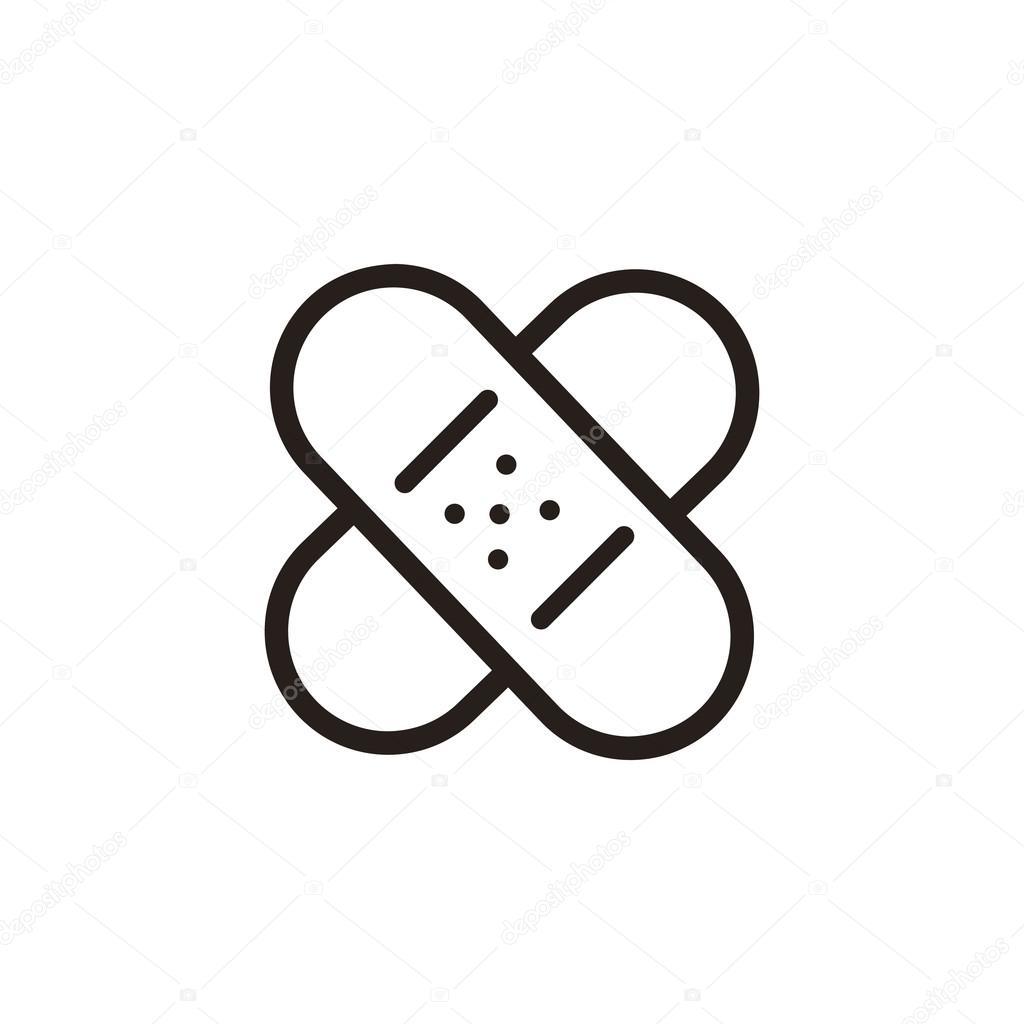 Bandage icon sign Stock Vector by ©kchungtw 120054350