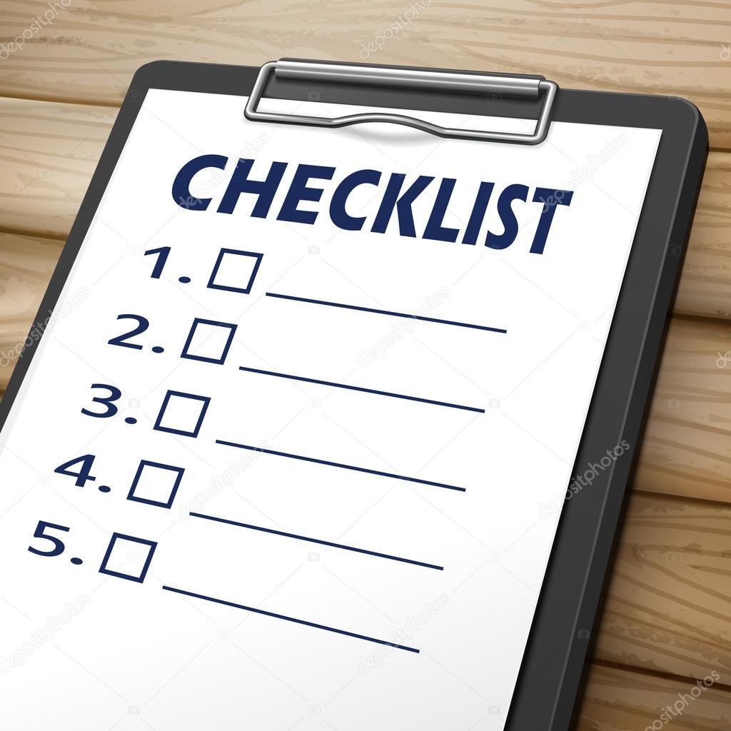 Checklist clipboard illustration Stock Vector by ©kchungtw 120315696 Checklist clipboard illustration Stock Vector by ©kchungtw 120315696