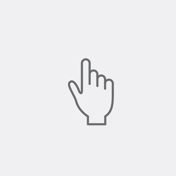 Middle Finger Outline For Cricut