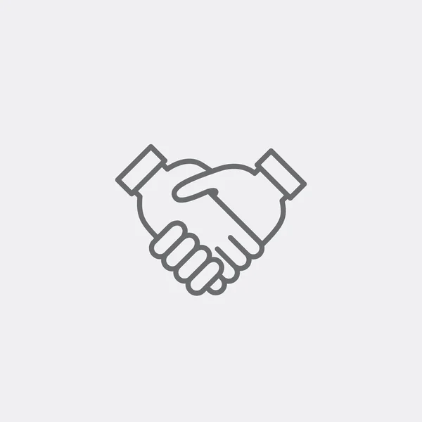 Business handshake icon Stock Vector Image by ©ibrandify #128195254
