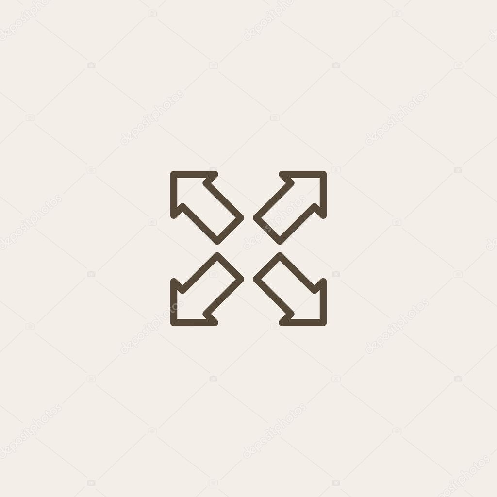 Enlarge icon sign Stock Vector by ©kchungtw 121011986