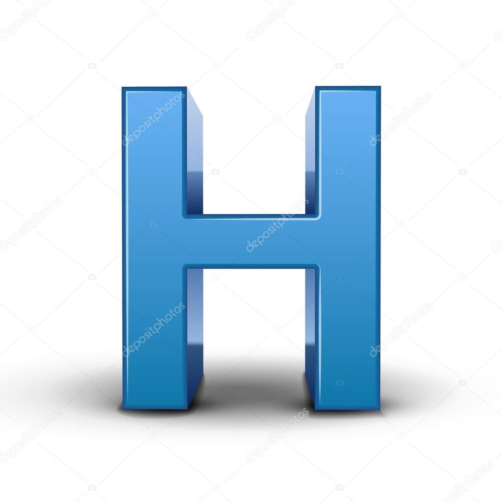 Blue Letter H