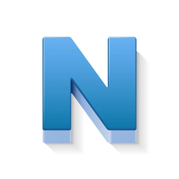 Blue Letter N