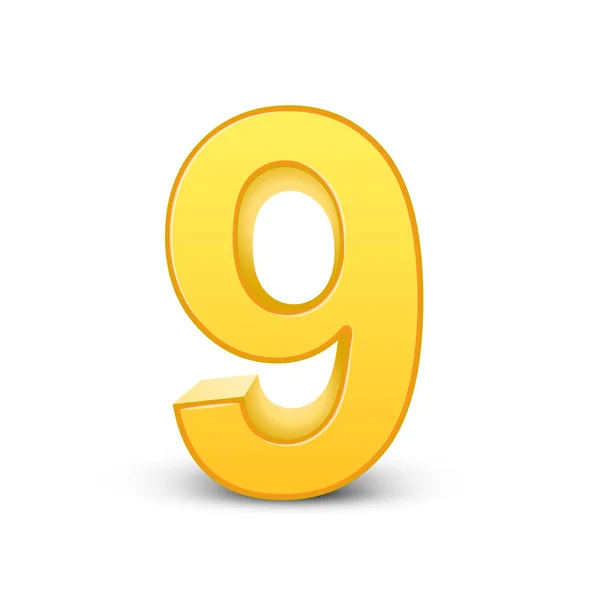 3d shiny yellow number 5 Stock Vector Image by ©kchungtw #123174944