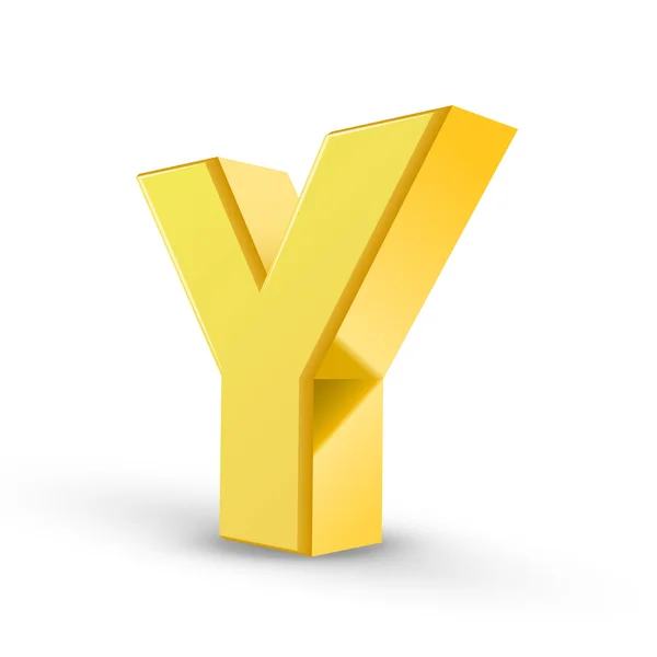 3d yellow letter X Stock Vector Image by ©kchungtw #123176114