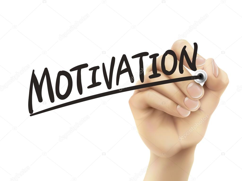Motivation written by hand Stock Vector Image by ©kchungtw #123344232