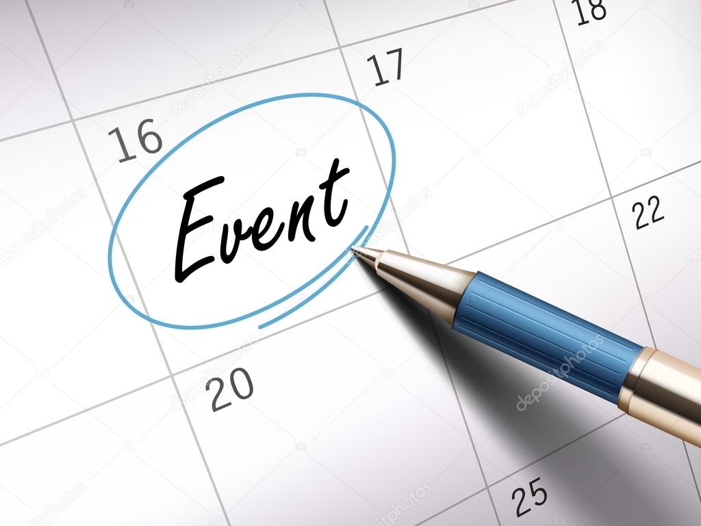 Event word marked Stock Vector Image by ©kchungtw #123444686