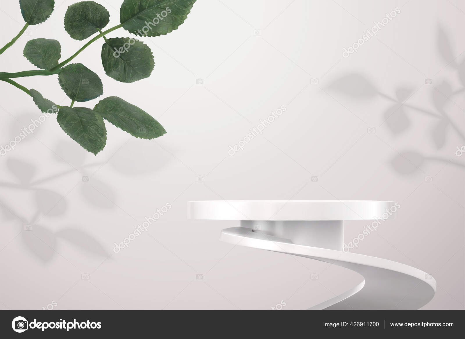 Elegante Telón Fondo Para Visualización Del Producto Vaciado Podio ...